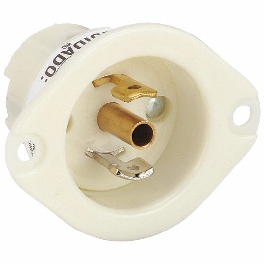 ML2-15P, 15 A, Midget Locking Flanged Inlet - 49YX76|7595MB - Grainger ML2-15P, 15 A, Midget Locking Flanged Inlet - 49YX76|7595MB - Grainger