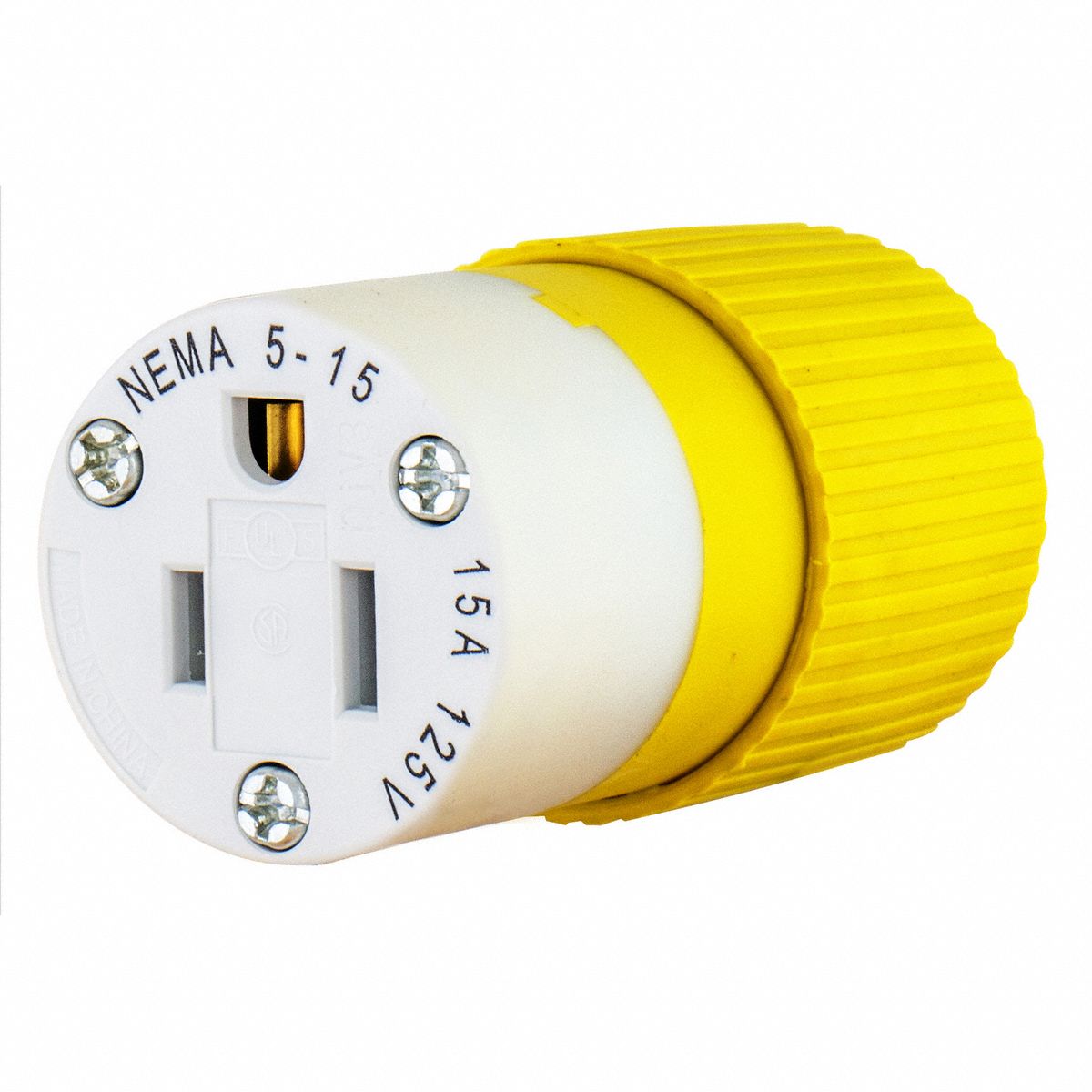 BRYANT Straight Blade Connector: 5-15R, 15 Amps - Plugs and Receptacles ...