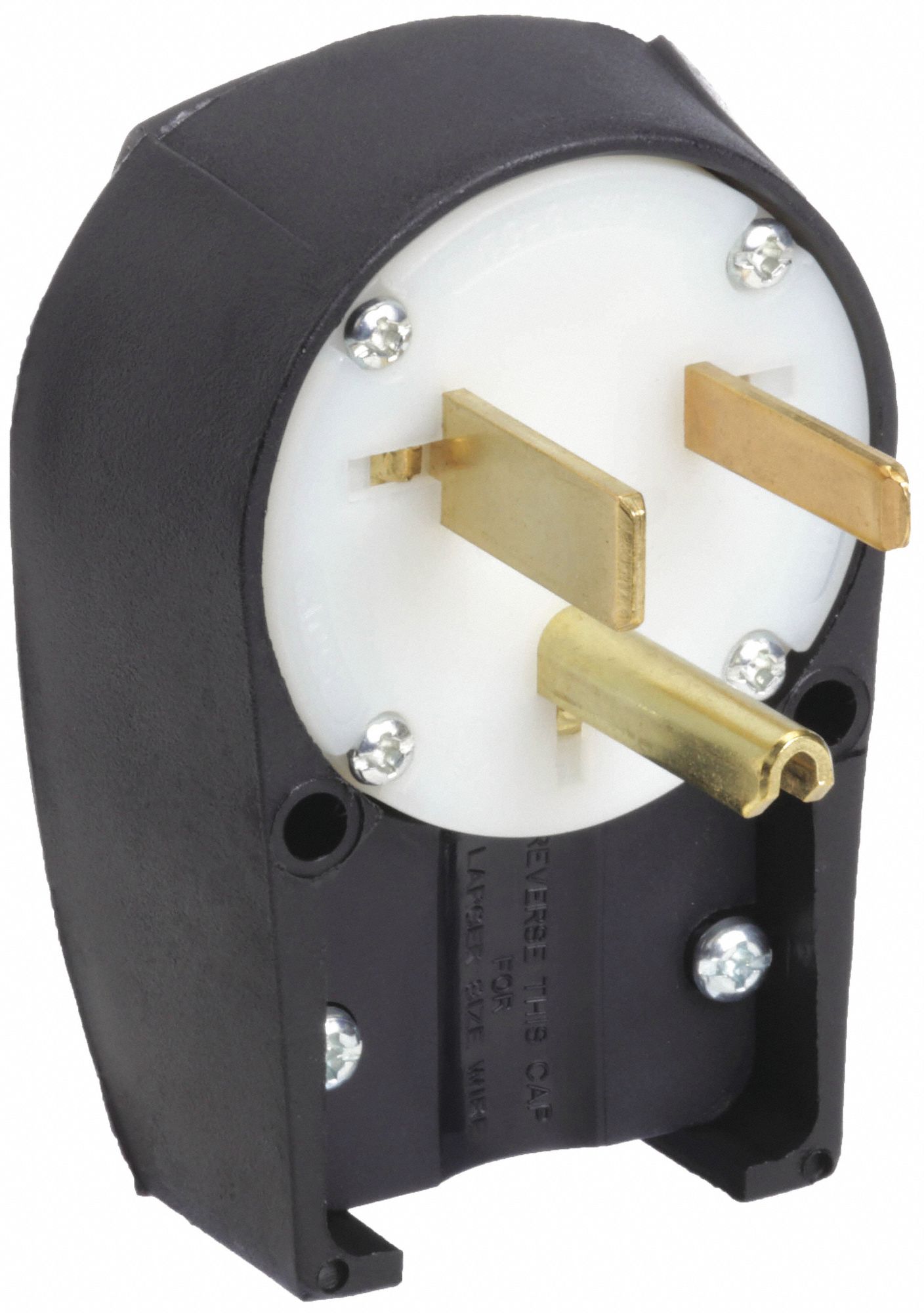 6-50P, 50 A, Angle Straight Blade Plug - 49YY47|9650ANPB - Grainger