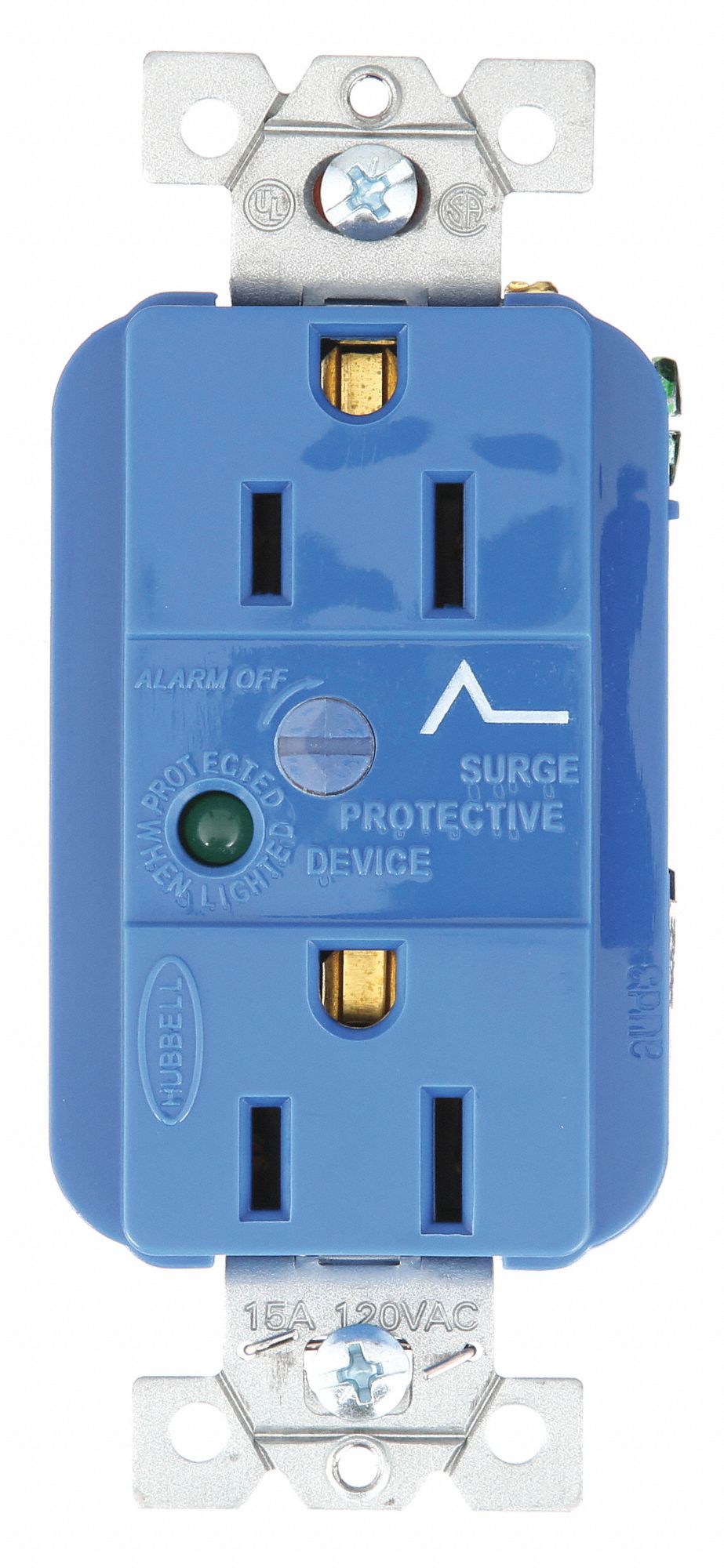 BRYANT, Duplex, Blue, Receptacle - 49YZ33|SP52A - Grainger