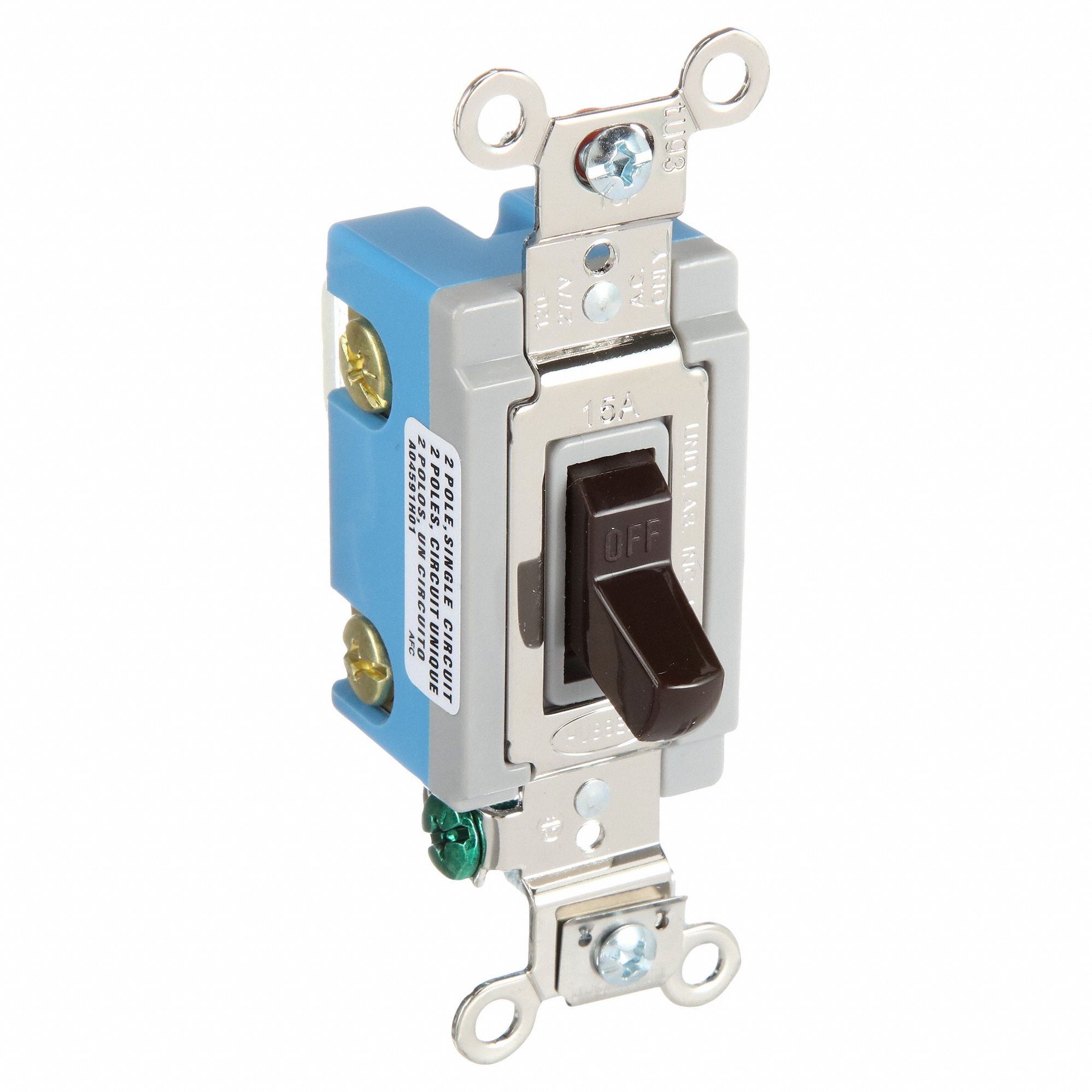 Toggle Switch, Double Pole, Wall Switch - 49YZ41|4802 - Grainger