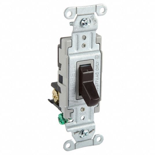 Toggle Switch, 3-Way, Wall Switch - 49YZ73|CSB320B - Grainger