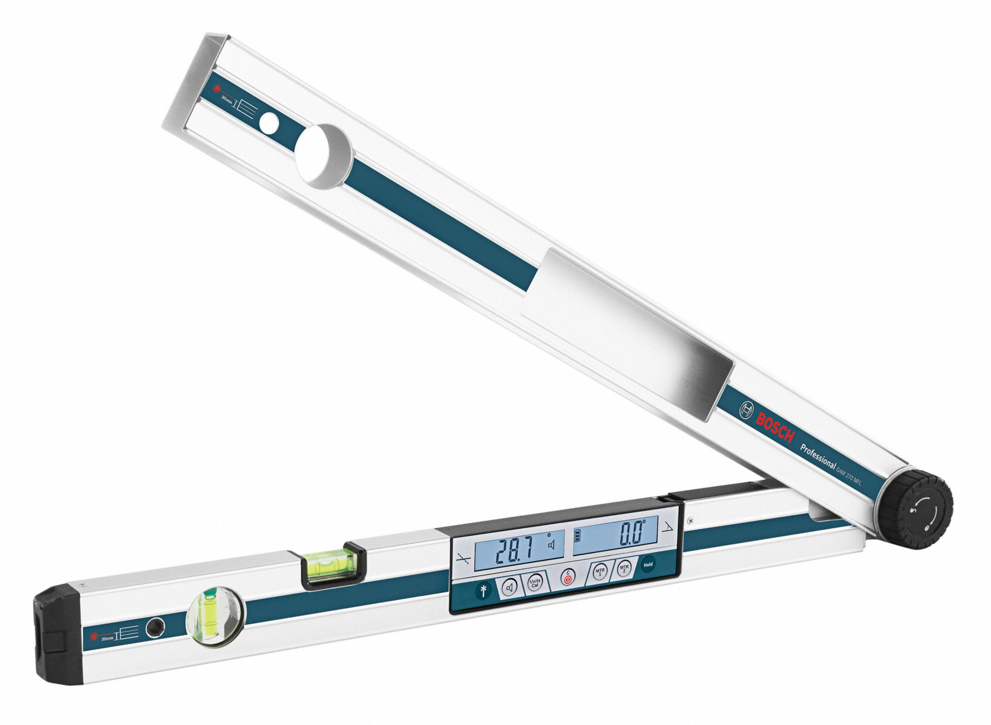 BOSCH, 0°to 270°, Included, Digital Angle Finder - 49YZ97|GAM 270 MFL ...