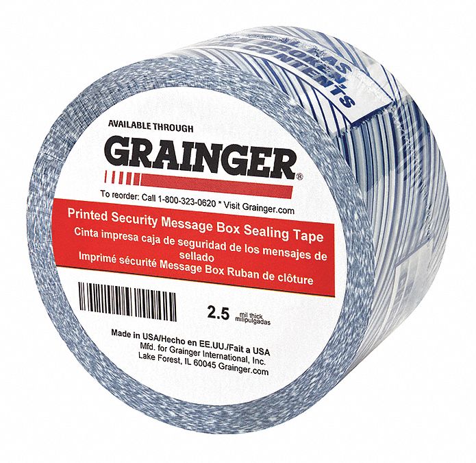 GRAINGER APPROVED Cinta,Color Azul,2.5 mil,110 yd. L,PQ36 - Cintas de ...