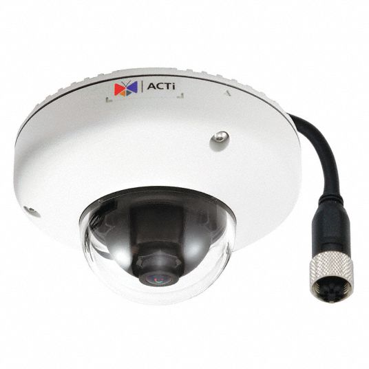 ACTI, Dome, Fixed, IP Camera - 49Z452|E936M - Grainger