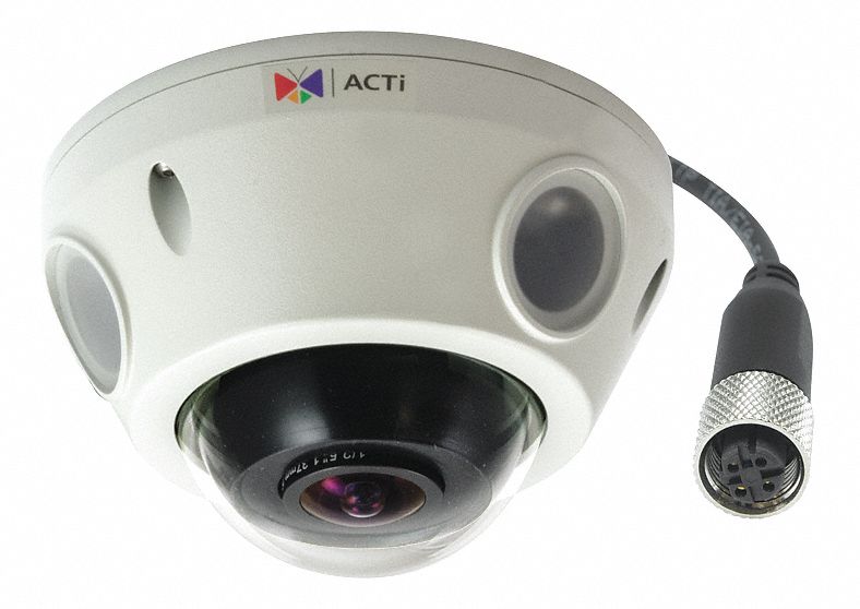 ACTI, Fisheye, Fixed, IP Camera - 49Z459|E925M - Grainger