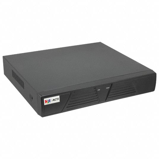ACTI, 4 Camera Inputs, PoE Output, Network Video Recorder - 49Z483|ENR-010P - Grainger