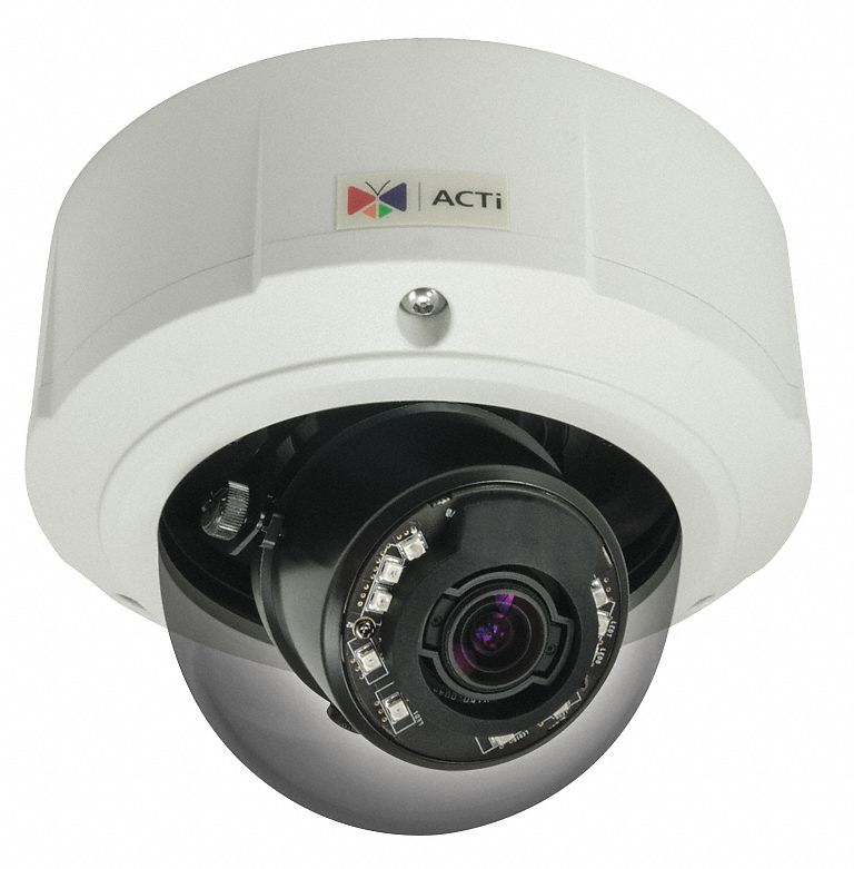 ACTI, Dome, Zoom, IP Camera - 49Z610|B83 - Grainger