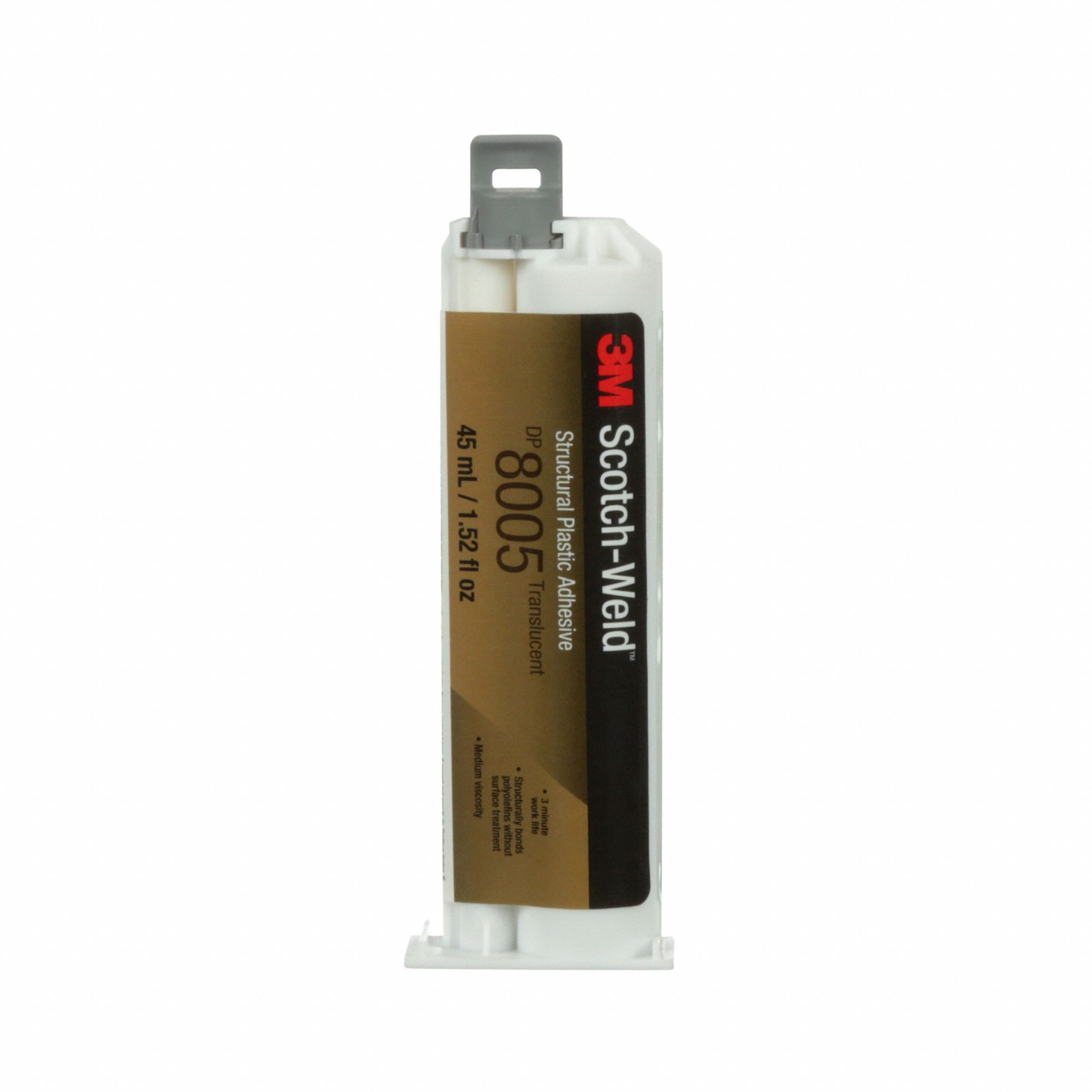 3M Acrylic Adhesive: DP8005, Ambient Cured, 45 mL, Dual-Cartridge ...