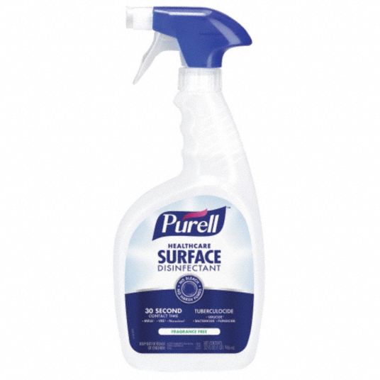PURELL, Trigger Spray Bottle, 32 oz Container Size, Healthcare Surface ...