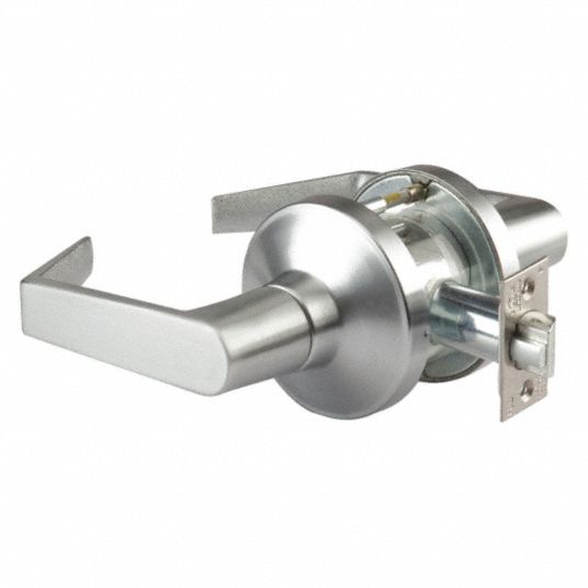 ABILITY ONE, Passage Lever Locksets, Chrome, Door Lockset - 49Z665|5340 ...