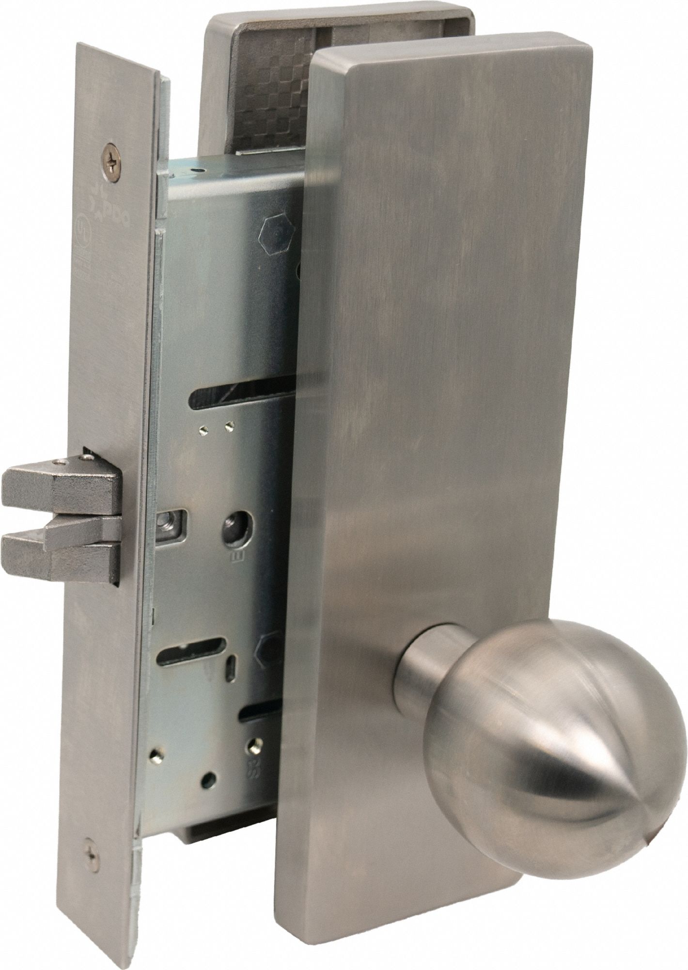ABILITY ONE, Passage Knob Locksets, Stainless Steel, Door Lockset ...