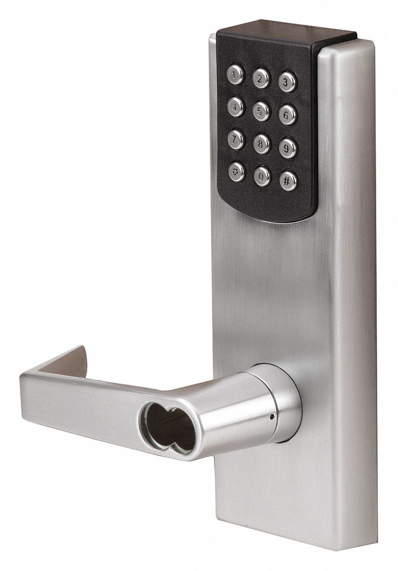 Push-Pull Lever, Electrical/Mechanical, Heavy Duty, Not Keyed, Satin ...