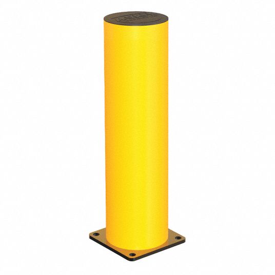 29 17/32 in Fixed Polypropylene Bollard with 7 7/8 in Outside Dia ...