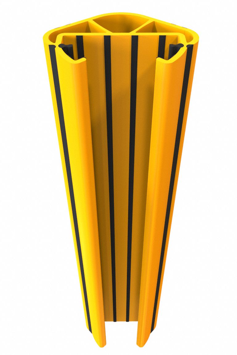 A-SAFE Pallet Rack Guard: Snap-On, On Upright, 3 in x 5 1/2 in x 24 in ...