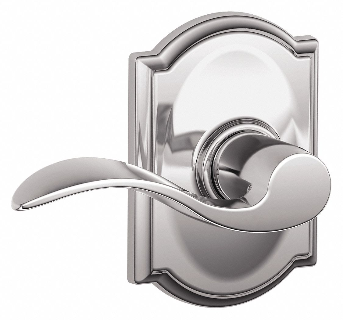 SCHLAGE, Passage Lever Locksets, Chrome, Door Lockset - 49ZH11|F10 ACC ...