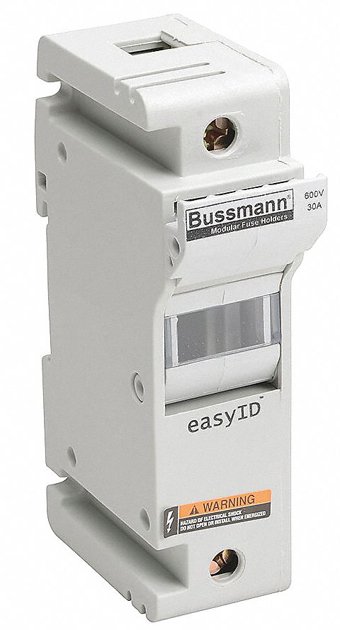 BUSSMANN, Finger-Safe, 1 Pole, Fuse Block - 49ZU13|CH30J1 - Grainger