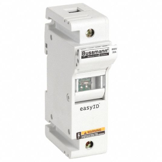 BUSSMANN, Finger-Safe, 1 Pole, Fuse Block - 49ZU14|CH30J1I - Grainger