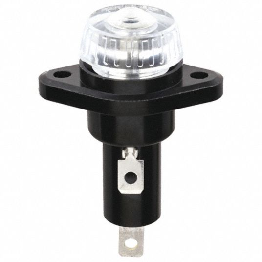 BUSSMANN, For Fuse Size 13/32 in x 1 1/2 in, 1 Pole, Panel Mount Fuse ...