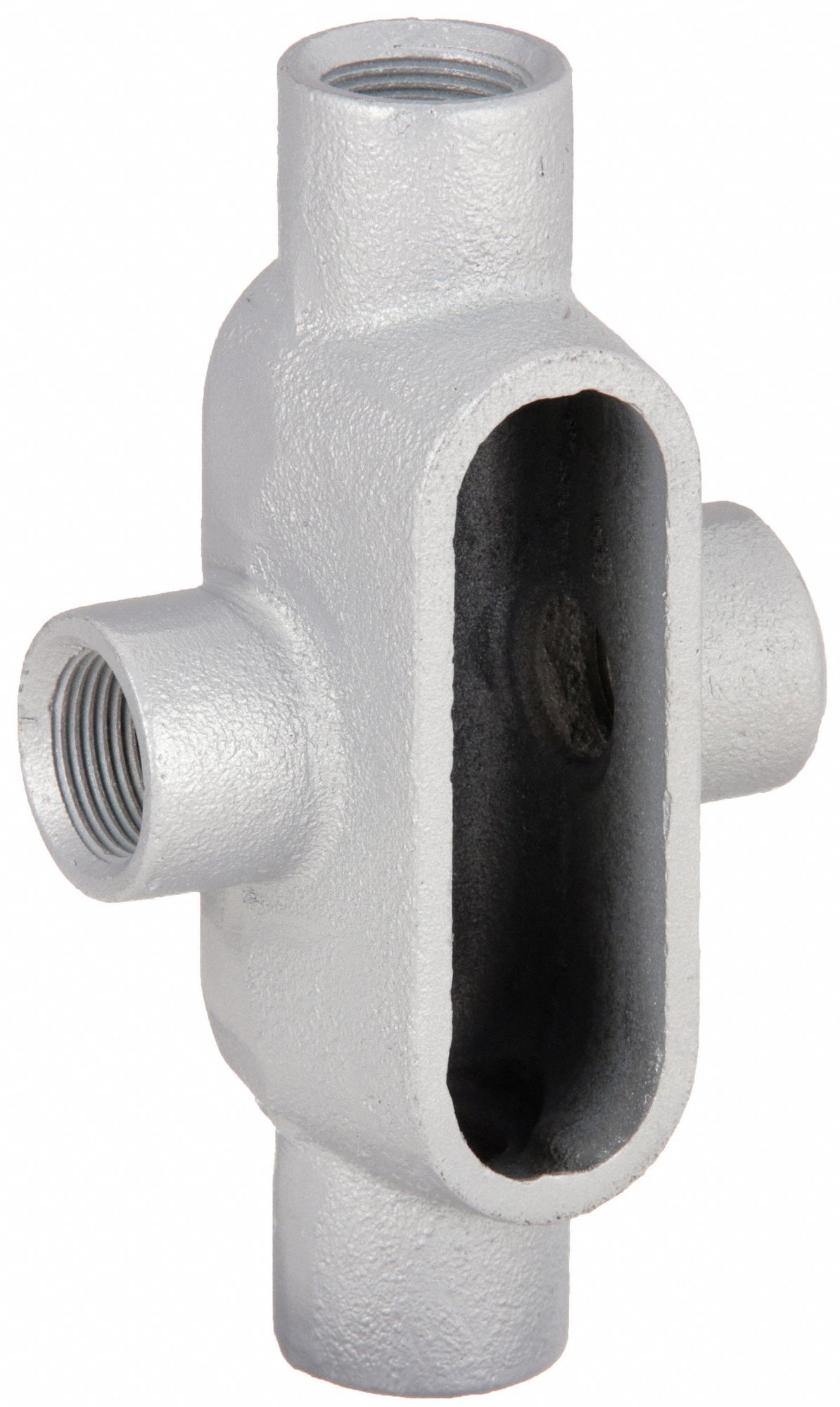 Iron, 1 1/2 in Trade Size, Conduit Outlet Body - 49ZX53|X57 - Grainger