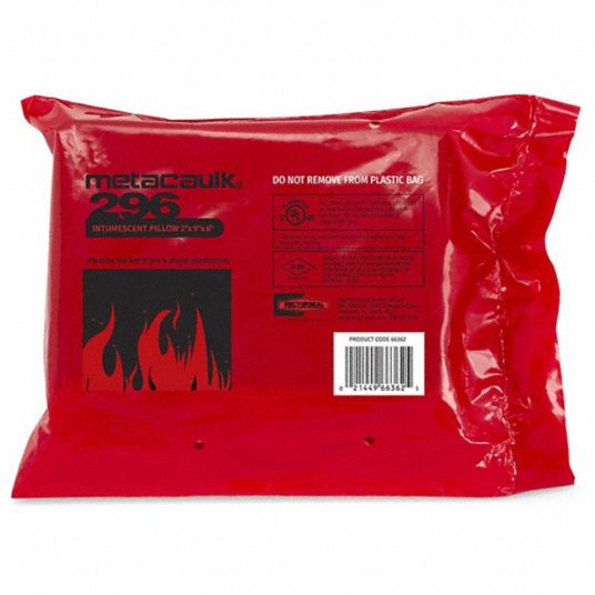 METACAULK, 9 in Overall Lg, 2 in Overall Wd, Firestop Pillow - 49ZY62 ...