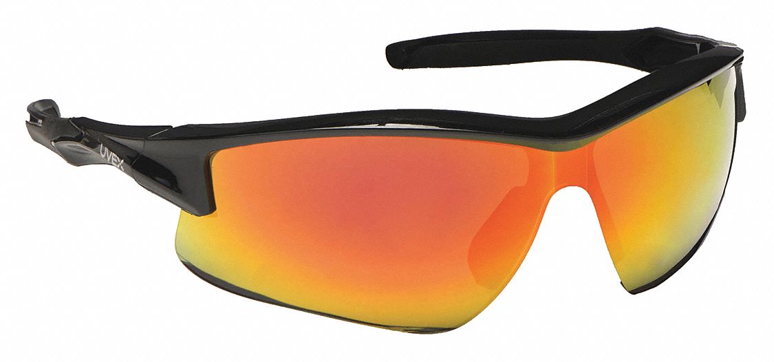 HONEYWELL UVEX, Red Lens, Half-Frame, Safety Glasses - 49ZY74|S4164 ...