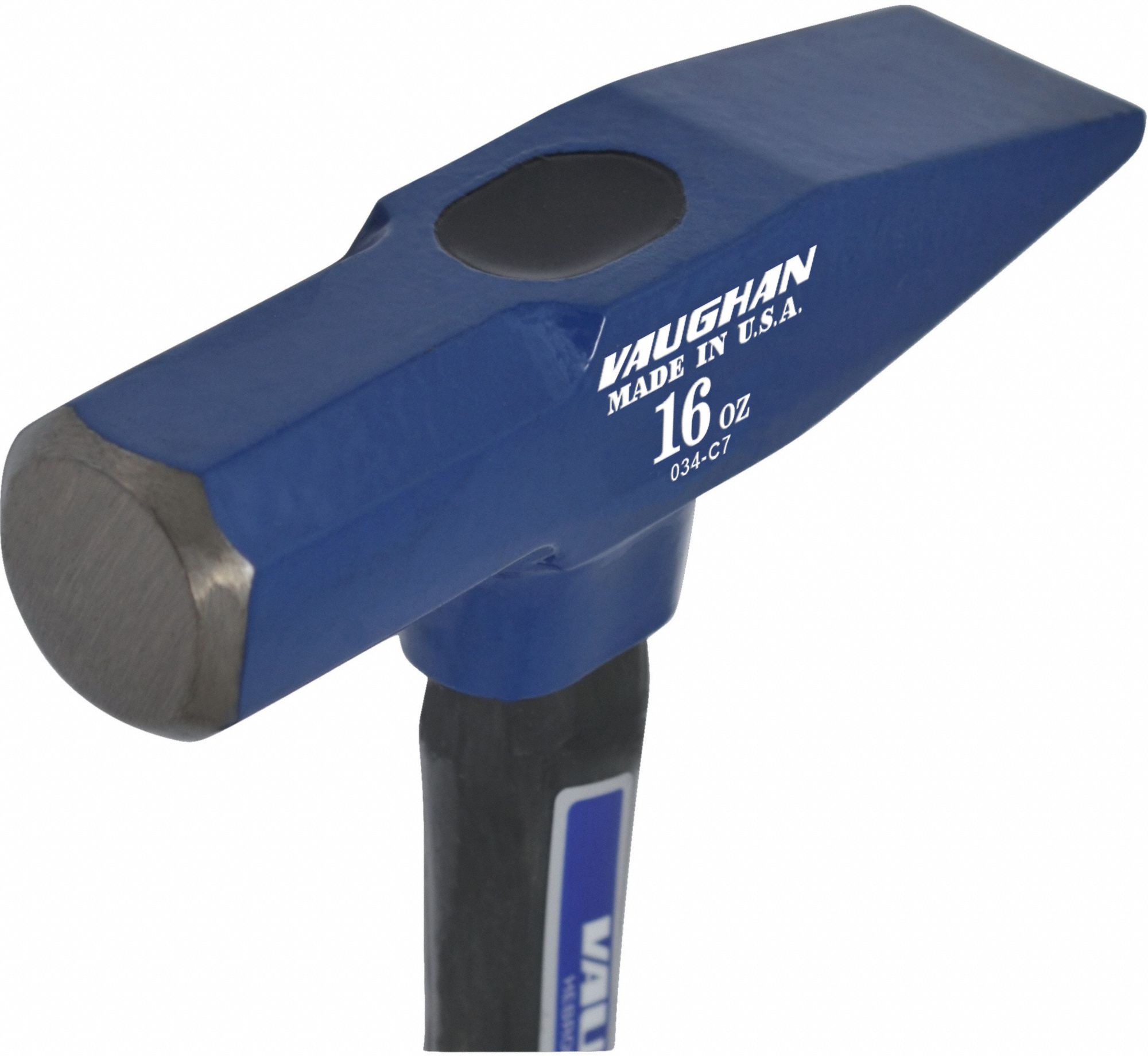 VAUGHAN Tinners Riveting Hammer: 14 in Overall Lg, Steel, Textured Grip ...