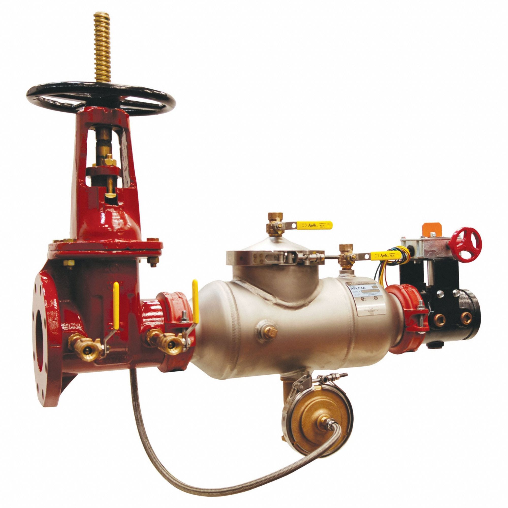 APOLLO, 4A, Std Configuration, Principle Backflow Assembly 1" - 804R65 ...