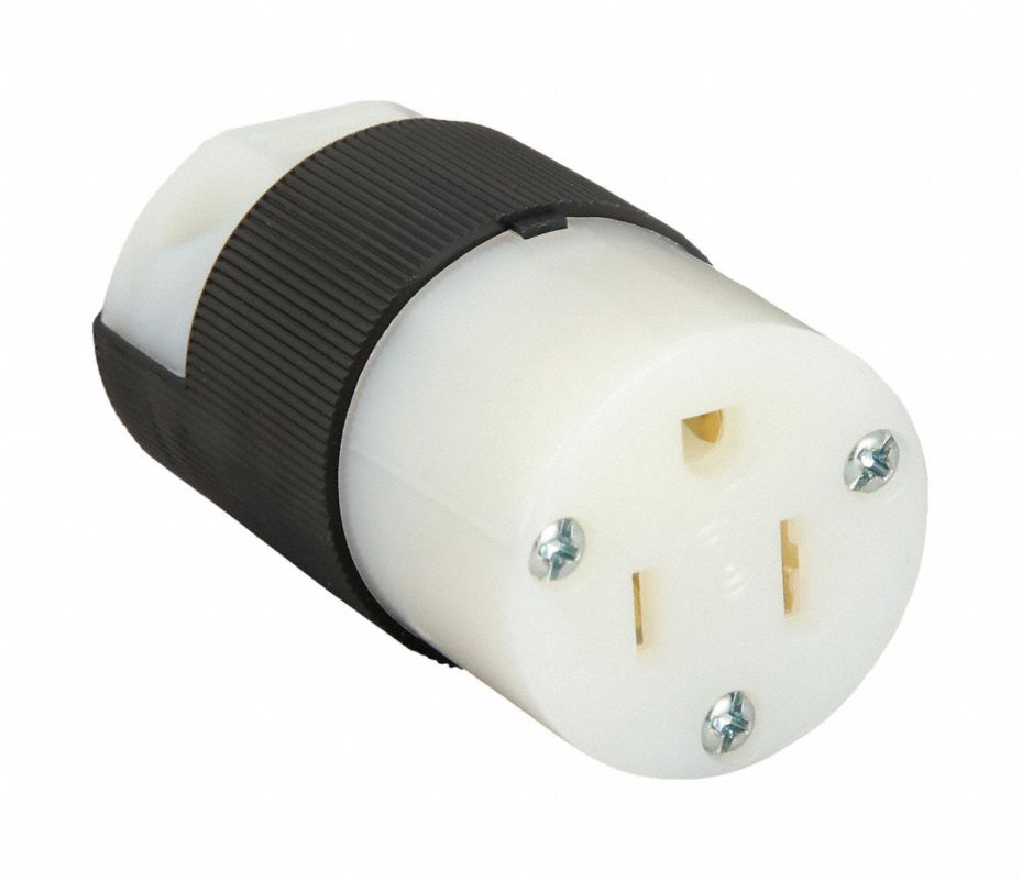 HUBBELL Conector Industrial 125VCA Negro/Blanco - Conectores de ...