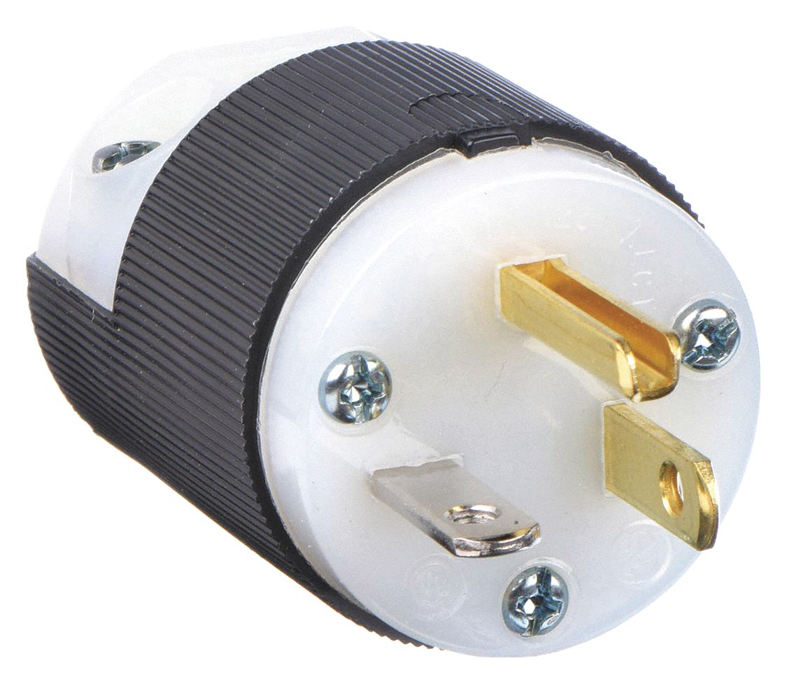 5-20P, 20 A, Straight Blade Plug - 4A255|HBL5366C - Grainger