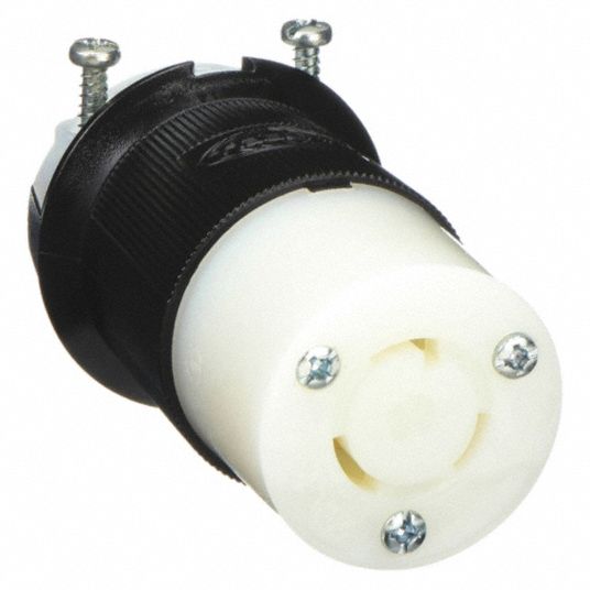 HUBBELL WIRING DEVICE-KELLEMS, 20, L5-20R, Locking Connector - 4A260 ...
