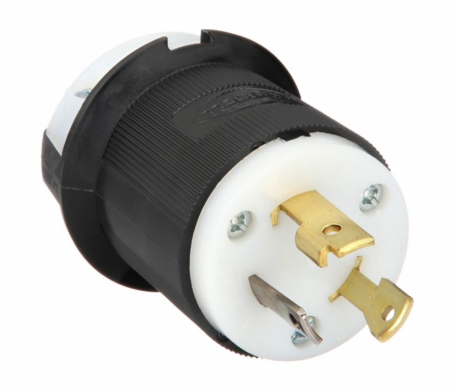 HUBBELL Enchufe 125VCA 2 polos Fase 1 - Clavijas de Media Vuelta ...