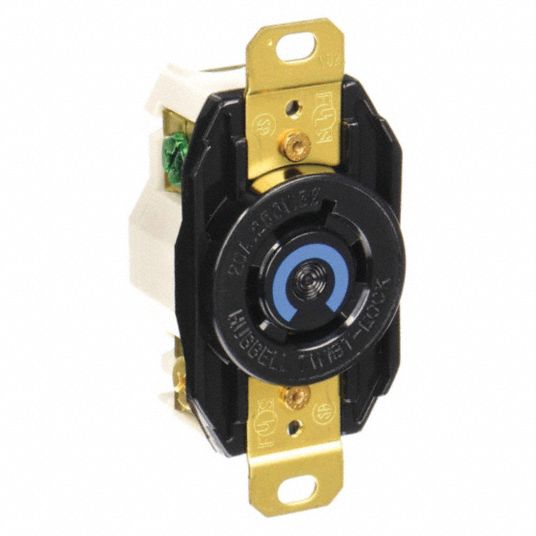 L15-20R, 20 A, Locking Receptacle - 4A267|HBL2420 - Grainger