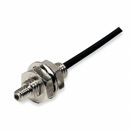 OMRON, Through-Beam, M4 Screw, Fiber Optic Cable - 4A340|E32-TC-200 ...