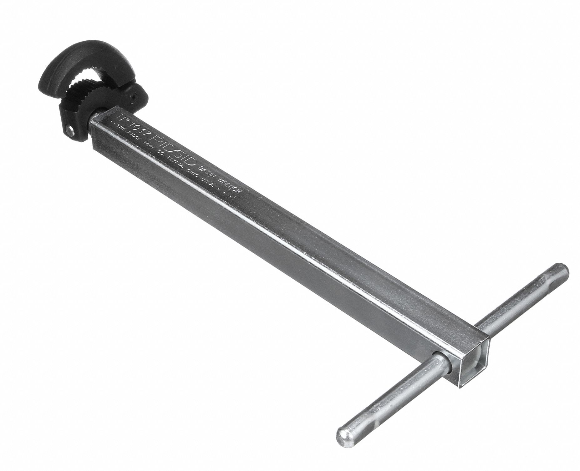 RIDGID Basin Nut Wrench: Telescoping Handle, Alloy Steel, 10 in, 90 ...