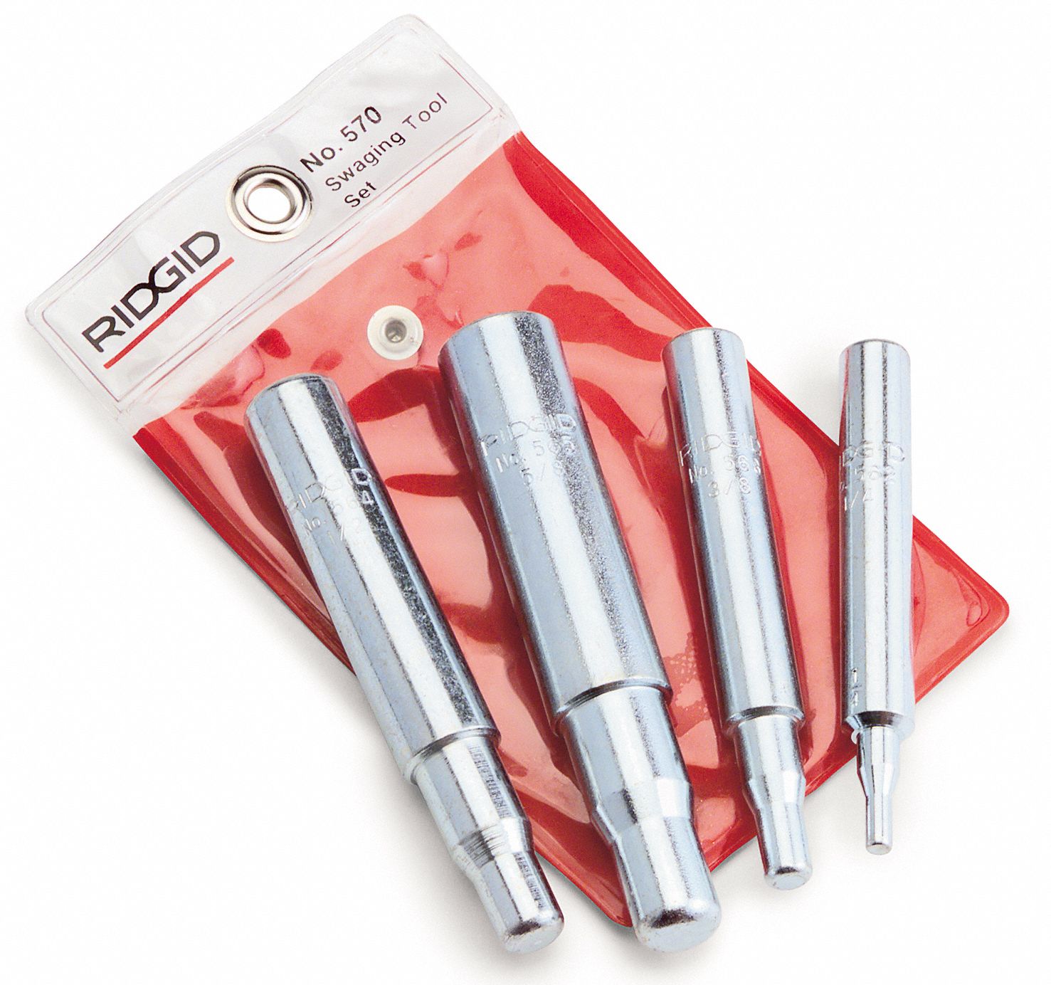 RIDGID Swaging Tool Set: Aluminum/Brass/Copper, 1/4 in_3/8 in_1/2 in_5 ...