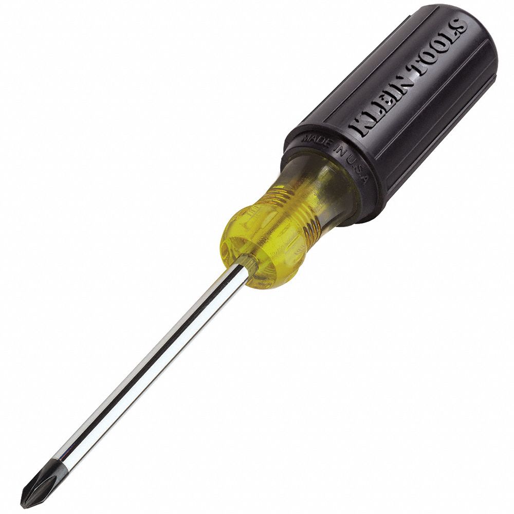 KLEIN TOOLS General Purpose Phillips Screwdriver 2 Tip Size 8 1 4 In