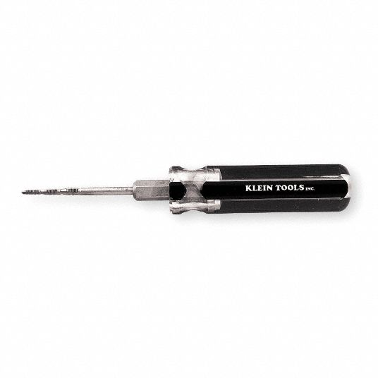 KLEIN TOOLS Tapping Tool: 7 5/8 in Overall Lg, Fluted Handle, Plastic ...