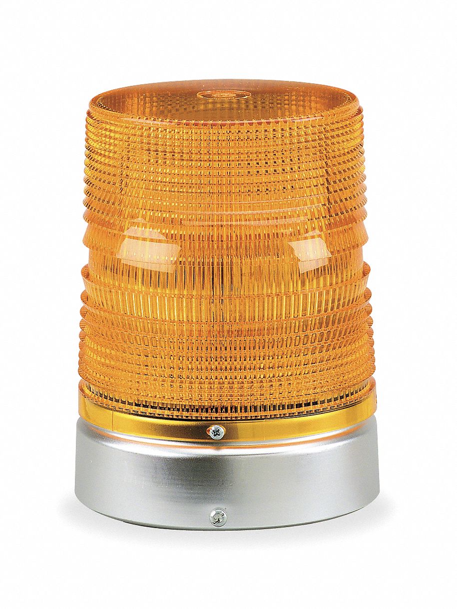 FEDERAL SIGNAL, Amber, 1/2 in NPT, Warning Light - 4A966|131DST-120A ...
