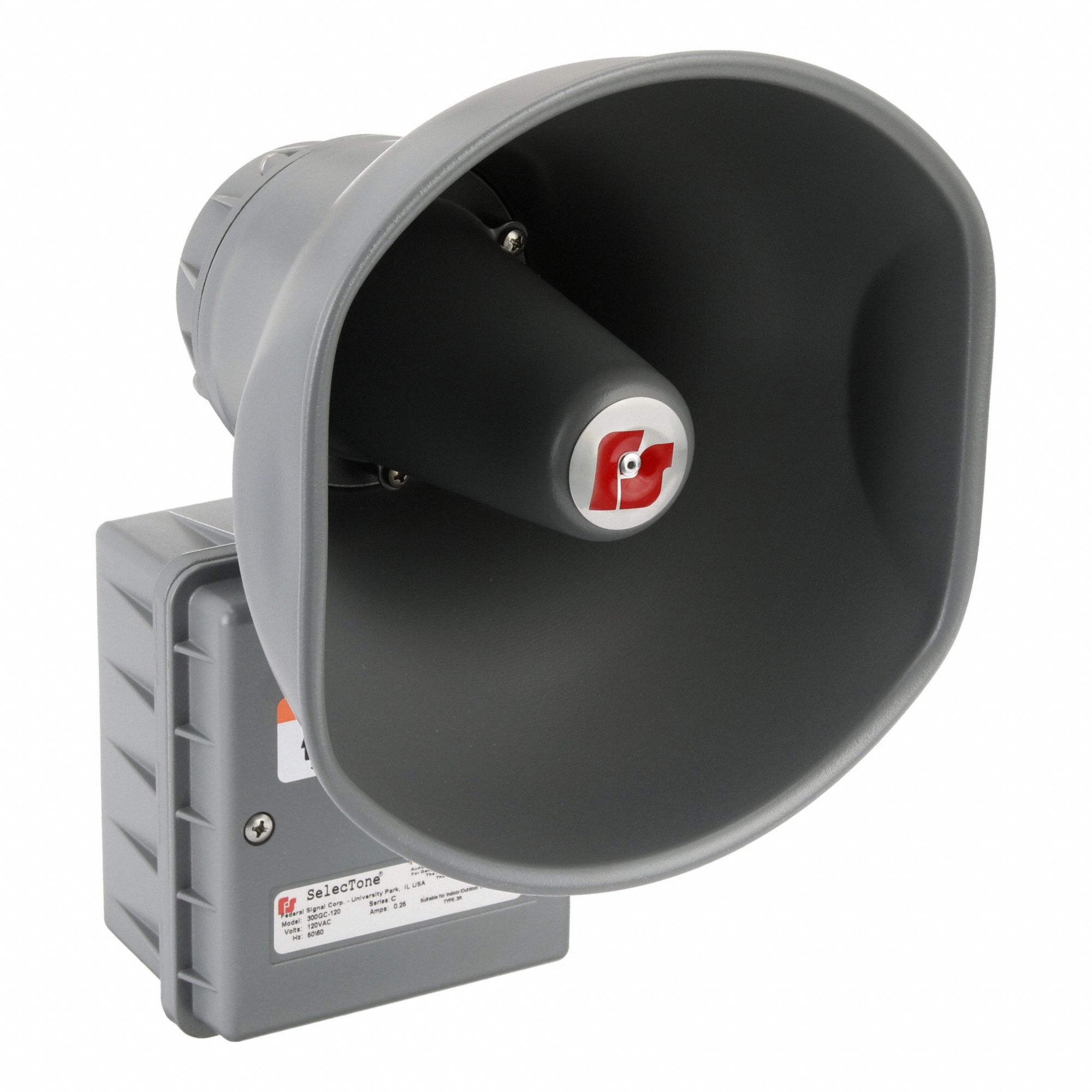 FEDERAL SIGNAL, Powered, 1-Way, Signaling Device - 4A968|300GC-120 ...