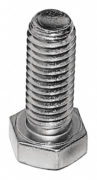1/2"-13 Thread Size, 1/2 in Bolt Size, Channel Bolt - 4A987|V530 1/2 ...