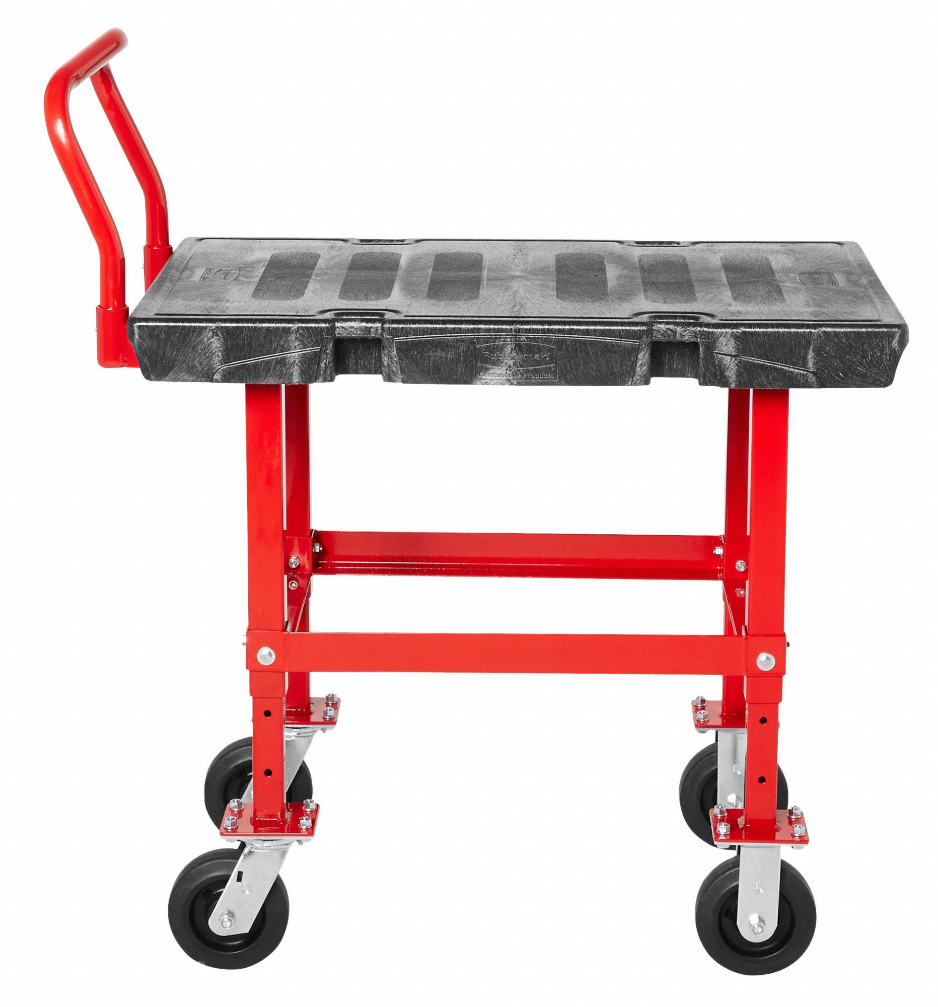 RUBBERMAID COMMERCIAL PRODUCTS Work Height Platform Truck, 2000 lb Load ...