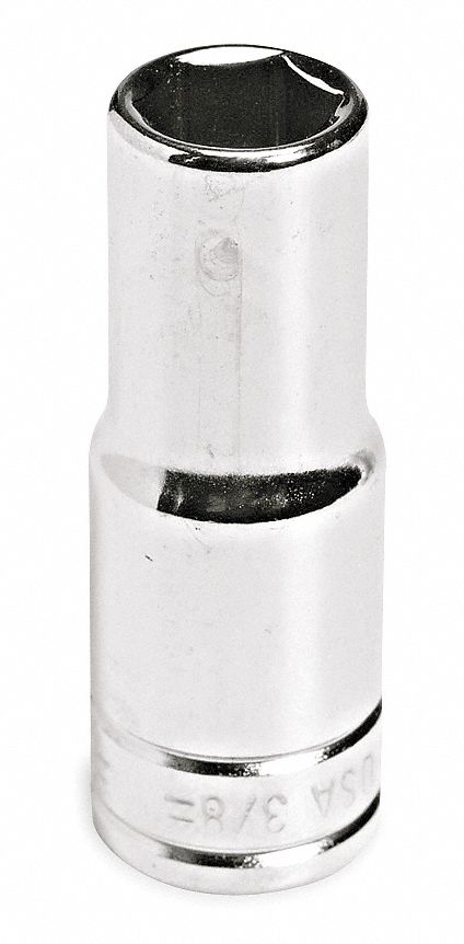 Socket,Deep,1/2 Dr,11mm,6 Pt - Grainger