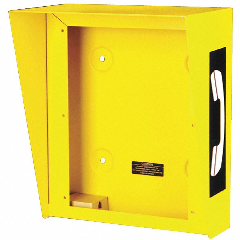 10 5/16 inW x 6 3/8 inD x 12 5/16 inH Hooded Telephone Enclosure ...