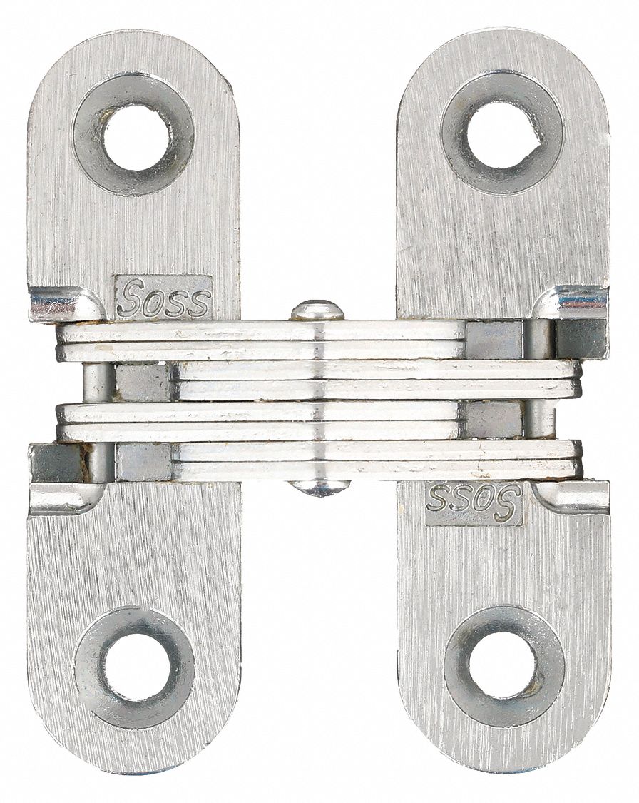 SOSS, 1 3/4 in Leaf Ht, 1/2 in Leaf Wd, Concealed Hinge - 4ACV4 ...