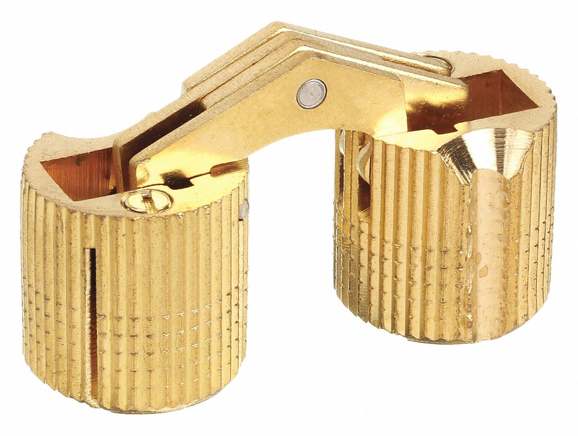 SOSS, Brass, 21/32 in Leaf Ht, Hidden Barrel Hinge - 4ACY6|BH164 - Grainger