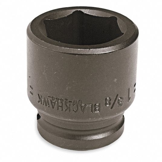 Socket,Impact,3/4 Dr,1 3/8 In,6 Pt - Grainger