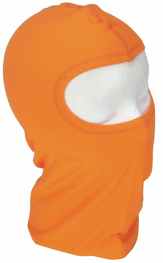 Flame-Retardant Treated Cotton Face Mask, Orange - Grainger