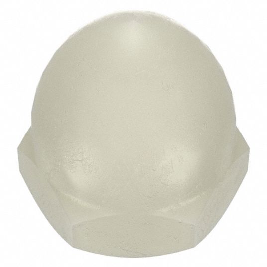 M10x1.50 Thread, Nylon, Cap Nut - 4AGD9|05M100150CN - Grainger