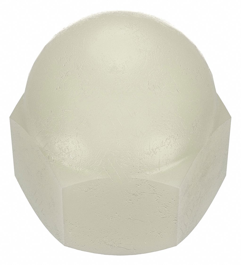 3/8"-16 Thread, Plain, Cap Nut - 4AGE3|0537516CN - Grainger